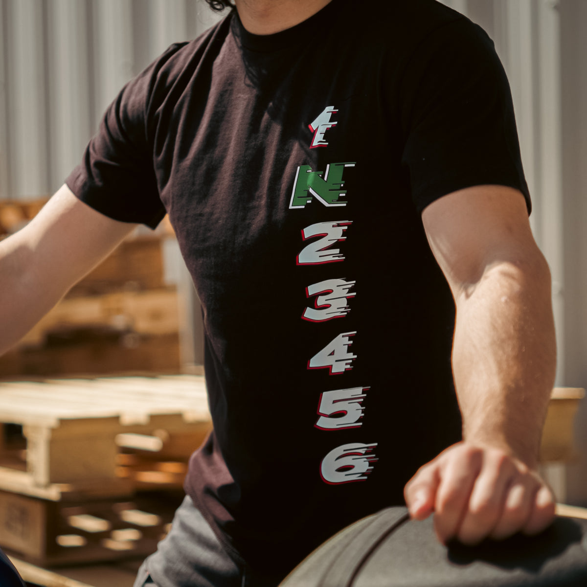 One Down Five Up, Yammie Noob Black Tee – YN MOTO
