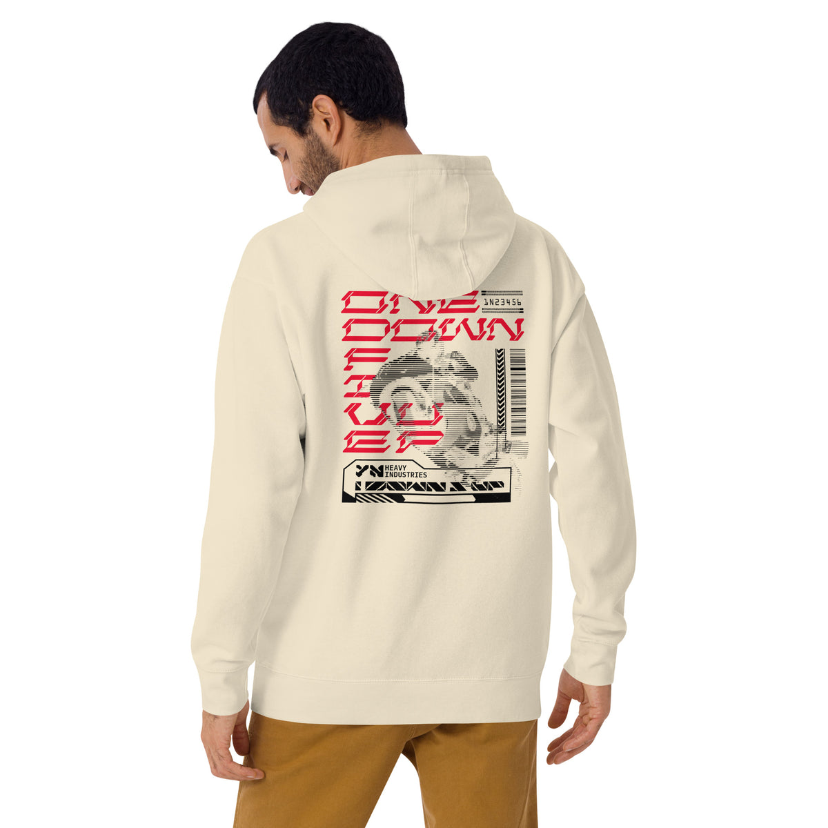 One Down Five Up CyberPunk II Inverted Hoodie (Back Print) – YN MOTO
