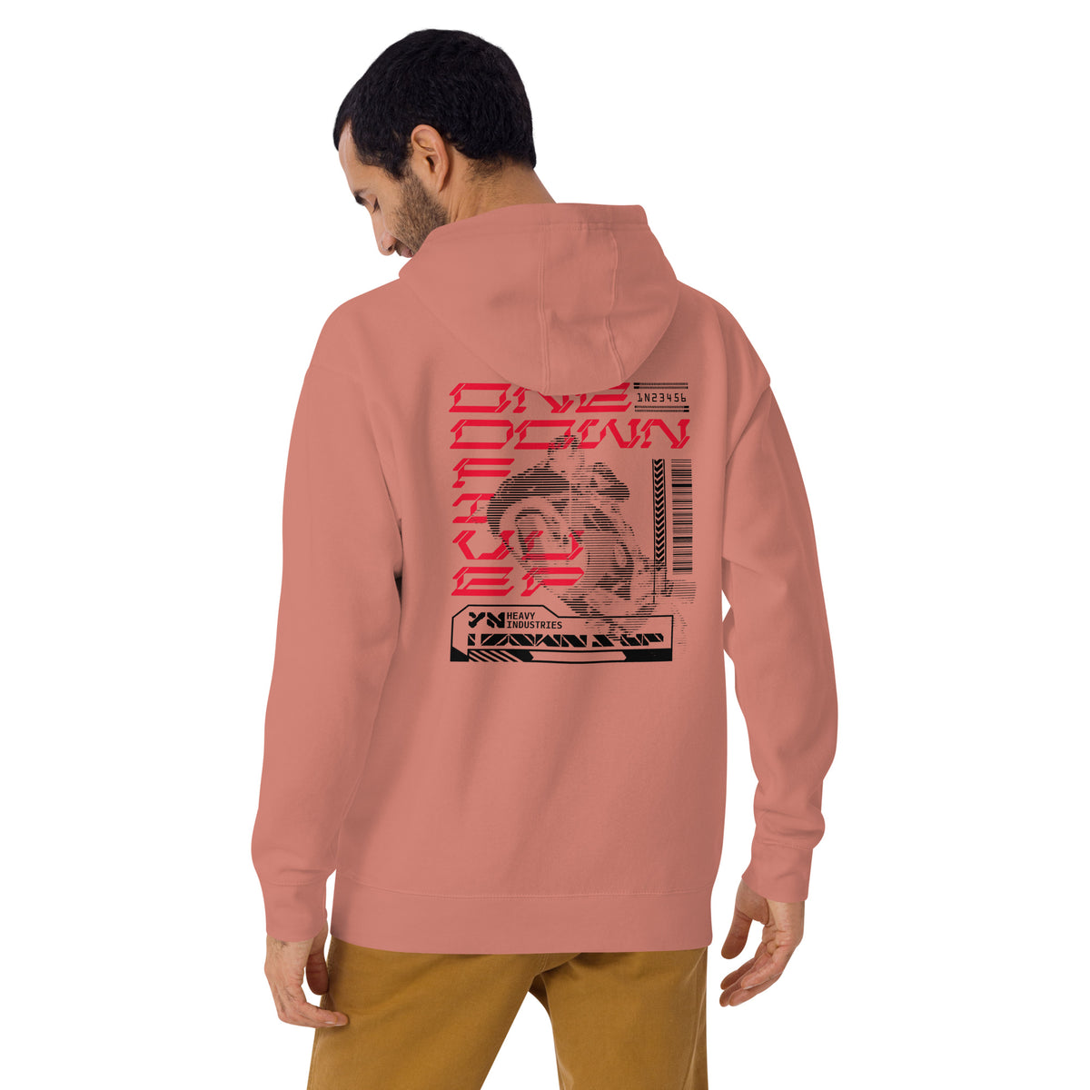 One Down Five Up CyberPunk II Inverted Hoodie (Back Print) – YN MOTO
