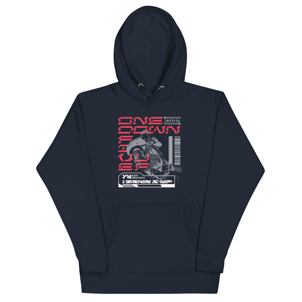 One Down Five Up CyberPunk Hoodie (Front Print) – YN MOTO