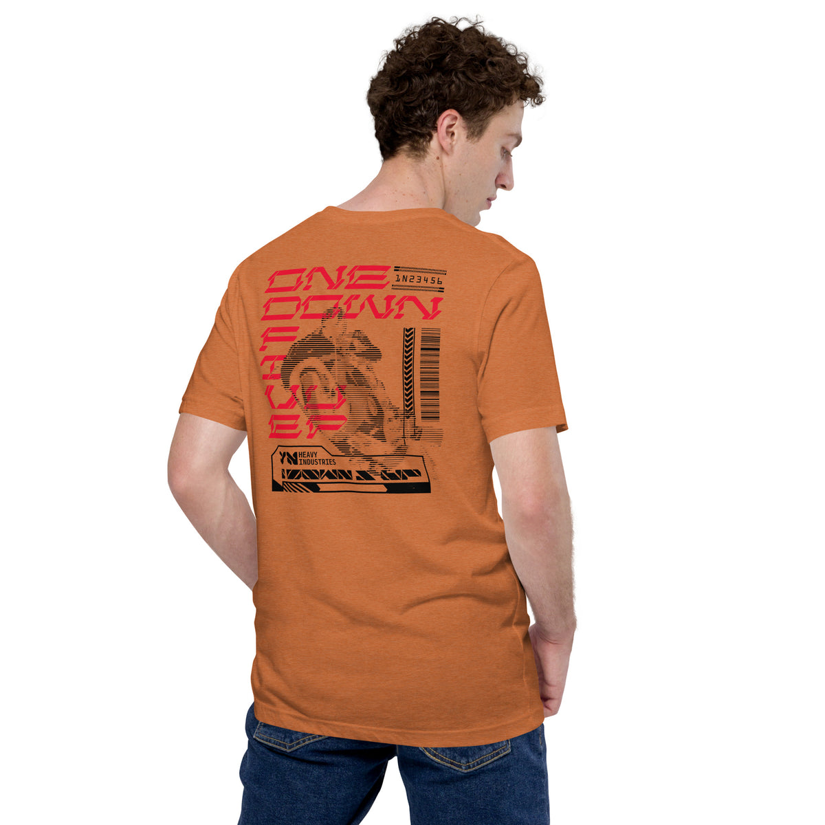 One Down Five Up CyberPunk Inverted Tee (Back Print) – YN MOTO